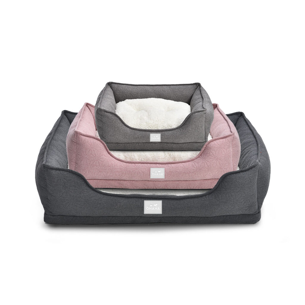 OHANA Sofia Orthopaedic Memory Foam Square Dog Bed – OHANA PET FURNITURE